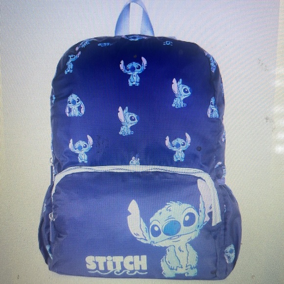 Disney | Bags | Disney Stitch Primark Large Travel Backpack New | Poshmark